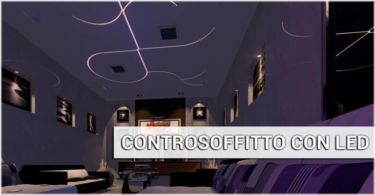 La scelta moderna del controsoffitto con led - CostOk.it-